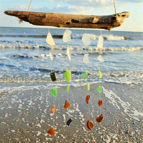 Sea Glass Wind Chime Etsy