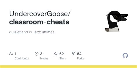 GitHub UndercoverGoose Classroom Cheats Quizlet Gimkit Hacks Cheats