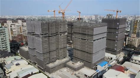 西屯區福科路建案工程寶輝莊園一期二期2023 Mar 11 Youtube