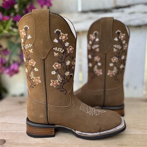 Cbtatiana Botas Vaqueras Para Mujer Con Suela De Hule Botas