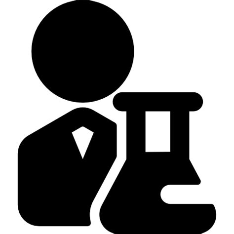 Scientist Basic Rounded Filled Icon
