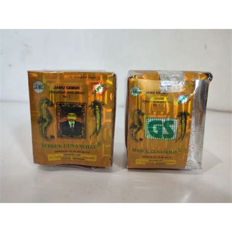 Jual Jamu Gemuk Guna Sehat Kapsul Jamu Gs Kapsul No 1 Shopee Indonesia