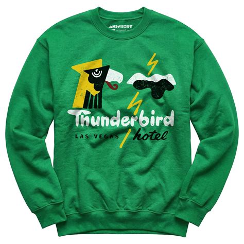Thunderbird Hotel Retro Vintage Las Vegas Unisex Sweatshirt M00nshot