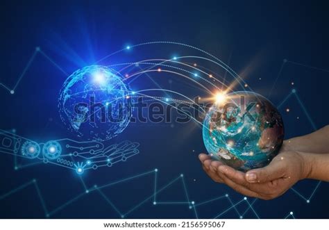 행성의 지도 글로벌 소셜 네트워크의 미래 스톡 사진 2156595067 Shutterstock
