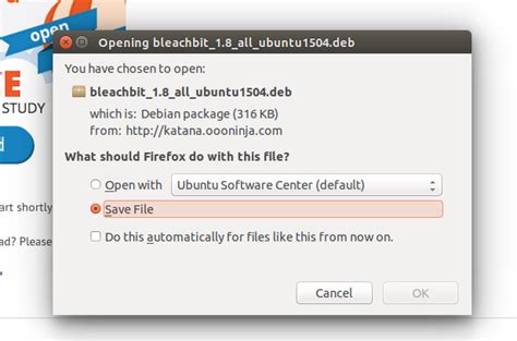 open source cleaner bleachbit 1 8 is out now install it on ubuntu