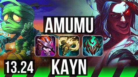 Amumu Vs Kayn Jng 12320 Legendary 400 Games Kr Diamond 13