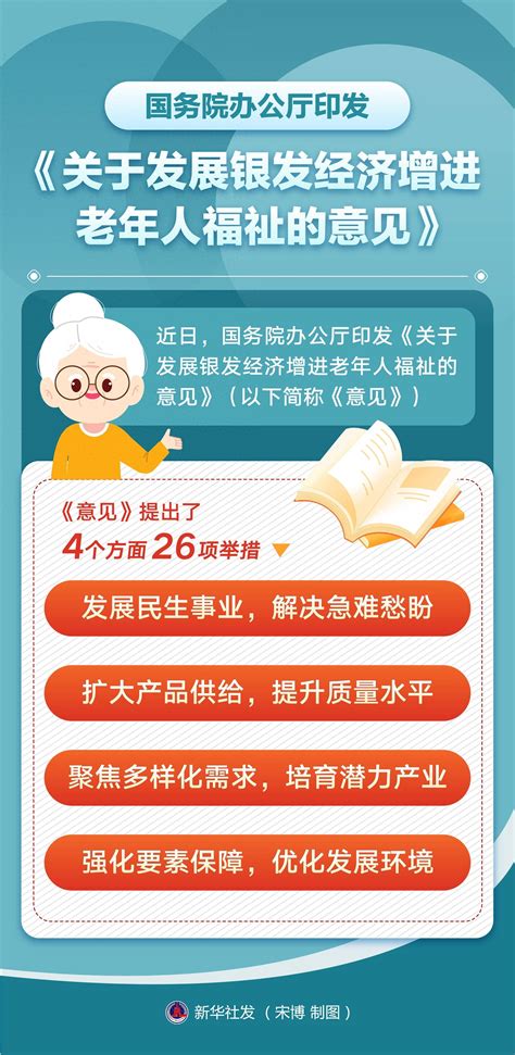 （图表）国务院办公厅印发《关于发展银发经济增进老年人福祉的意见》 齐鲁晚报网