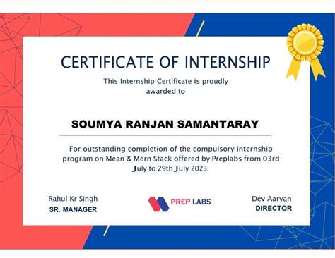 Soumya Ranjan Samantaray On Linkedin Internship Webdevelopment
