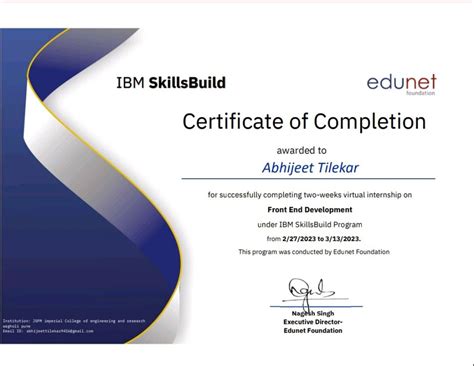 Abhijeet Tilekar On Linkedin Connection Ibmskillsbuild Edunetfoundation Ibmskillsbuild