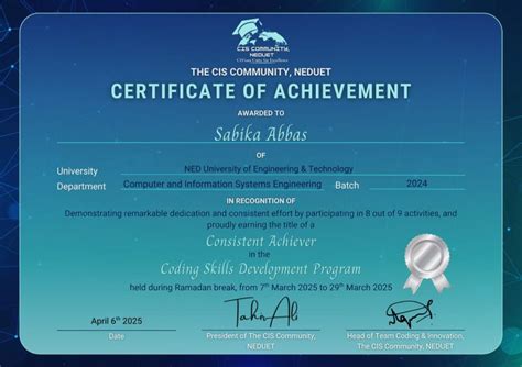 Ciscommunity Python Coding Achievement Continuouslearning Ramadan Sabika Abbas