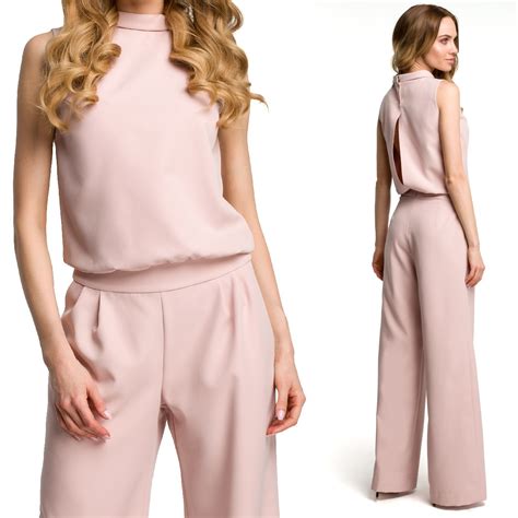ELEGANCKI KOMBINEZON DAMSKI Szeroka NOGAWKA 44 XXL 13174244370 Allegro Pl
