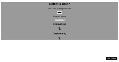 Svg Icon Color With Hex To Css Filter Forked Codesandbox