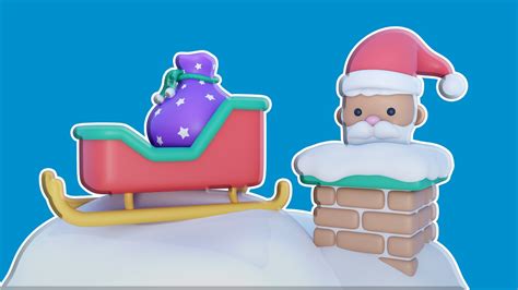 Download Chimney Winter Christmas Royalty Free Stock Illustration