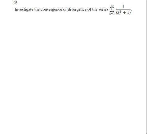 Solved Q1 Show That The Sequence {n2 13−4n2}n 1∞ Is