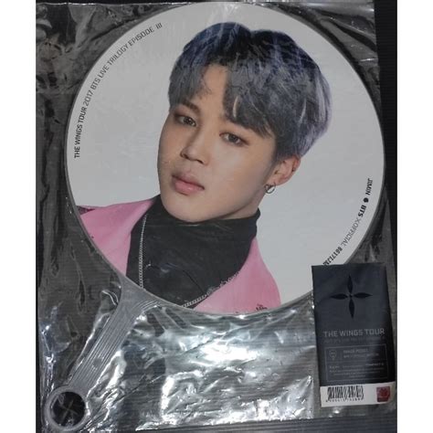 Bts官方週邊絕版品官方扇子jiminsuga防彈少年團演唱會週邊正版現貨 蝦皮購物