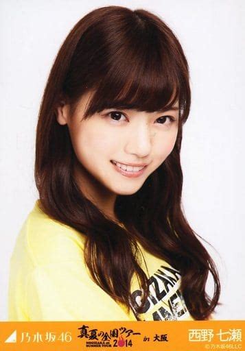 駿河屋 西野七瀬バストアップ「真夏の全国ツアー2014 In 大阪」会場限定生写真（女性生写真）