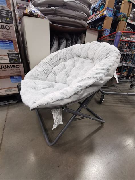 Urban Lounge Oversized Faux Fur Saucer Chair Costcochaser