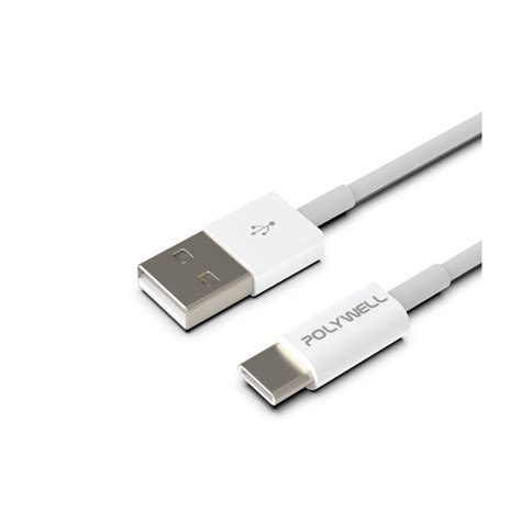 Polywell Type A To Type C Usb 快充線 20公分~2米 適用安卓 平板 Polywell⚡寶利威爾商城