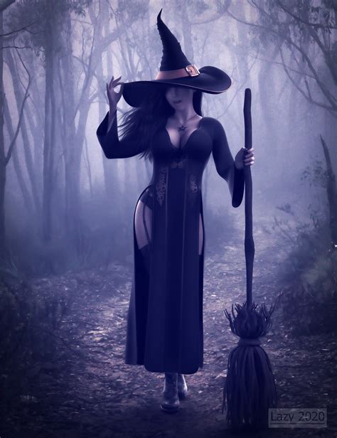 Witch In The Woods By Lazygunns On Deviantart