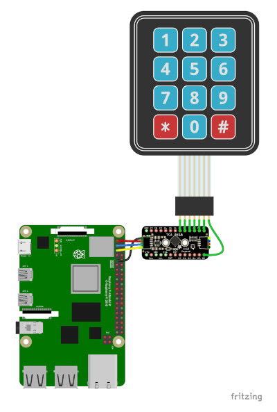 Gpio Expander Und Keypad Matrix Controller Für Matrix Tastaturen Tca8418 Stemma Qt Qwiic