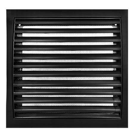 Kratka wentylacyjna czarna 193x188 mm z siatką MW123BLK Cena