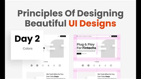 2 Color Design Principles For Ui Designers Ui Design Tutorial Youtube