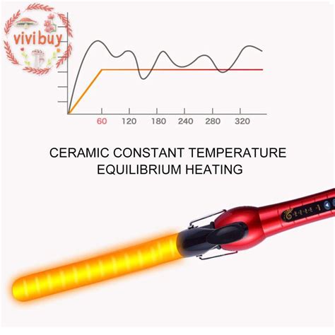 Cod เครื่องม้วนผมไฟฟ้าดิจิตอลเซรามิกแบบเปียกและแห้ง Vivibuy Th Thaipick