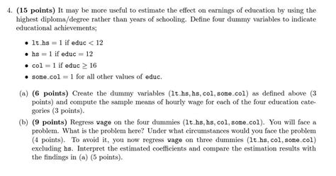 Solved I Got The Answer Fo 4b It Says Nan For The