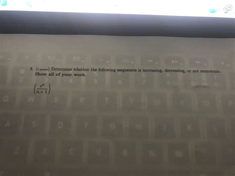 Solved Determine Whether The Following Sequence Is Chegg