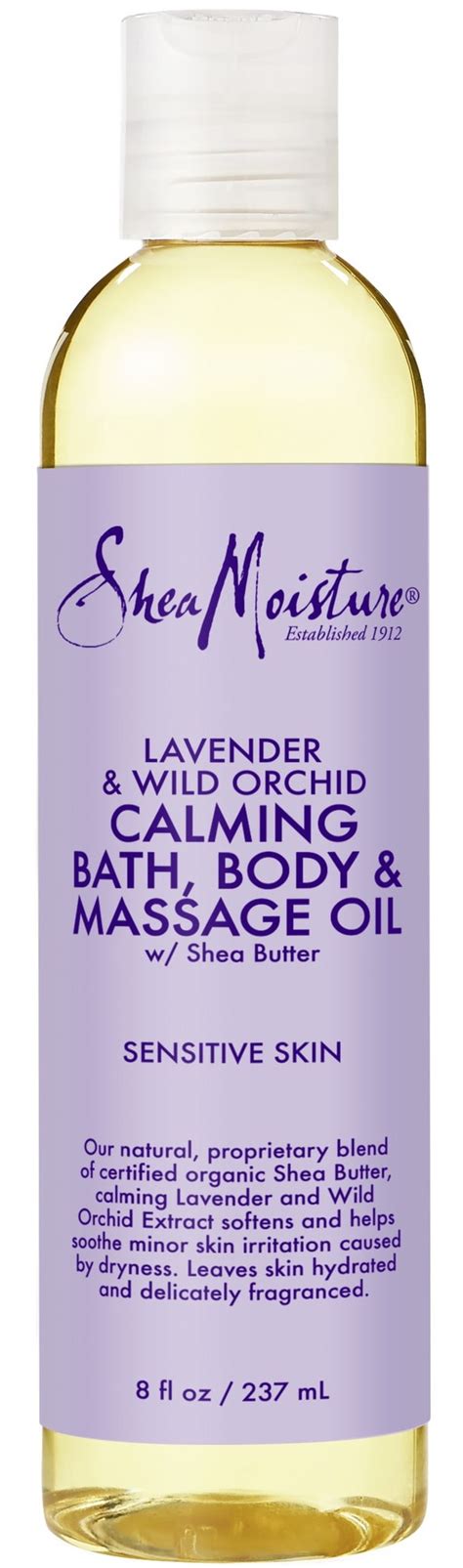 Sheamoisture Lavender And Wild Orchid Calming Bath Body And Massage Oil Ingredients Explained