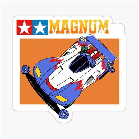 Tamiya Magnum Super Sticker For Sale By Artthree Redbubble