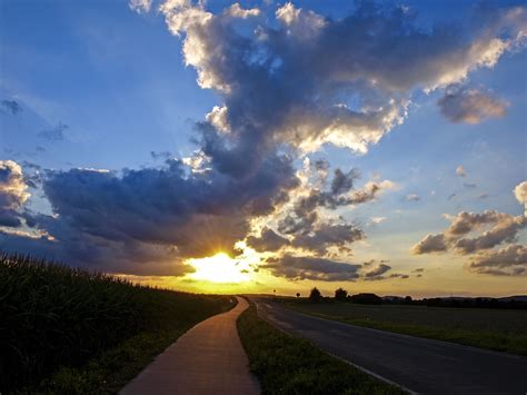 Sonnenuntergang Sonne Landschaft Kostenloses Foto Auf Pixabay Pixabay