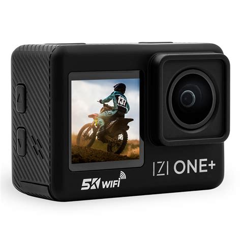 Izi One Plus 5k 48mp Action Camera 6 Axis Gyro Stabilization110ft