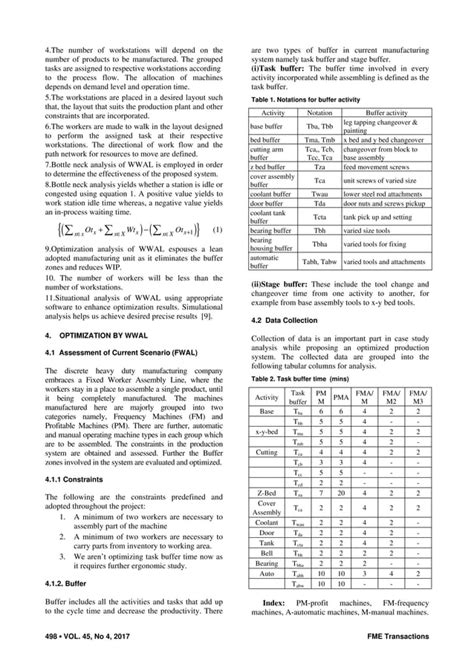 Assembly Line Optimization To Improve Productivity Pdf Manufacturing Industry Industries