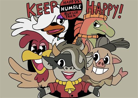 Happys Humble Burger Farm Poster Remake By Bretheswan On Deviantart