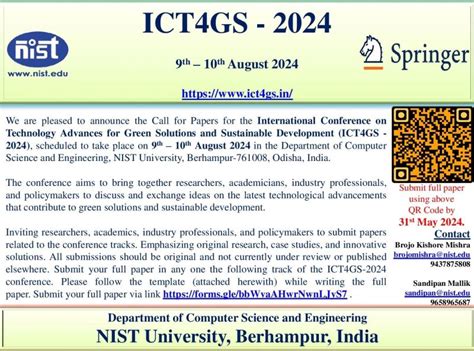 Dr Brojo Kishore Mishra On Linkedin Ict4gs