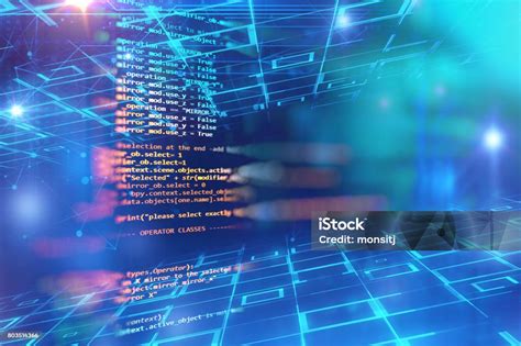 Programmierung Code Abstrakte Technik Hintergrund Des Softwareentwicklers Stockfoto Und Mehr