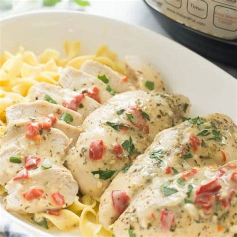 Creamy Italian Instant Pot Chicken Breasts The Recipe Rebel