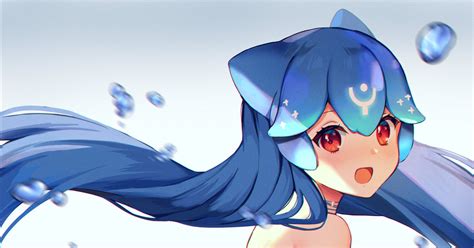 Virtual Youtuber Virtual Youtuber Bluehair Bao Vtuber Pixiv