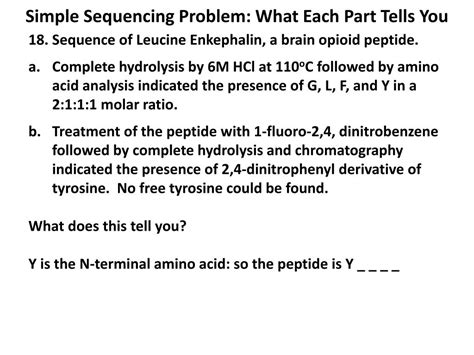 PPT Protein Sequencing Primary Structure Of Proteins PowerPoint Presentation ID
