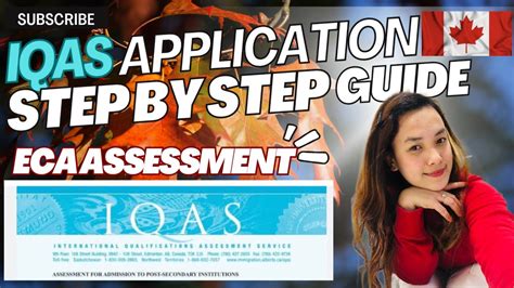 Iqas How To Submit Application To Iqas For Eca Assessment Step By