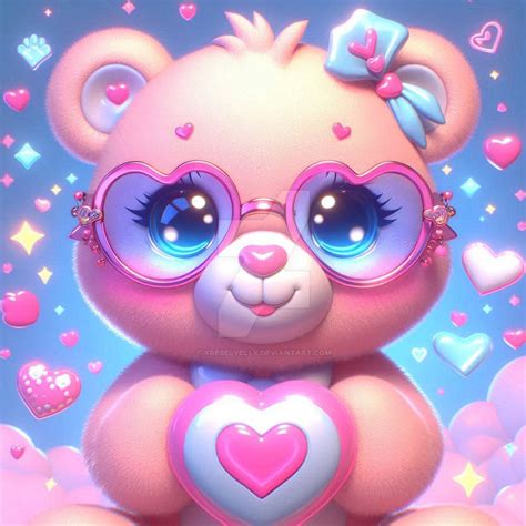 Care Bears Colorful Portrait 3d Hd By Xrebelyellx On Deviantart