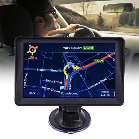 범용 7 인치 자동차 Gps 네비게이터 최신 지도 유럽 터치 스크린 내비게이션 시스템 다국어 음성 안내 속도 경고