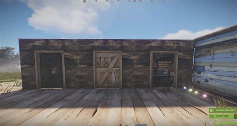 как снести деревянную дверь в Rust