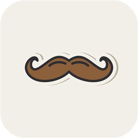 Moustache Vector Icon Design 20036855 Vector Art At Vecteezy