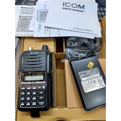 Jual HT ICOM IC V86 VHF 7 WAT Shopee Indonesia