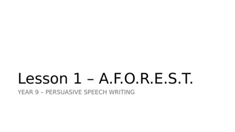Persuasive Speech Writing Teaching Resources