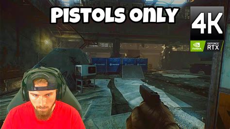 Escape From Tarkov Hardcore Pistols Only Factory Raid Gameplay 4K