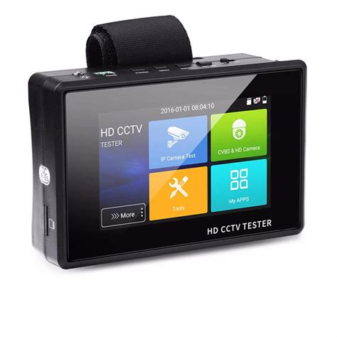 4 Inch 4K H265 H264 IP Camera Tester 8MP AHD TVI CVI CVBS CCTV Tester
