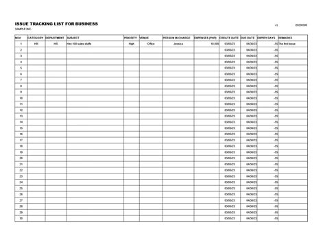 Issue Tracking List For Business Tayo Ph Life Portal Of The